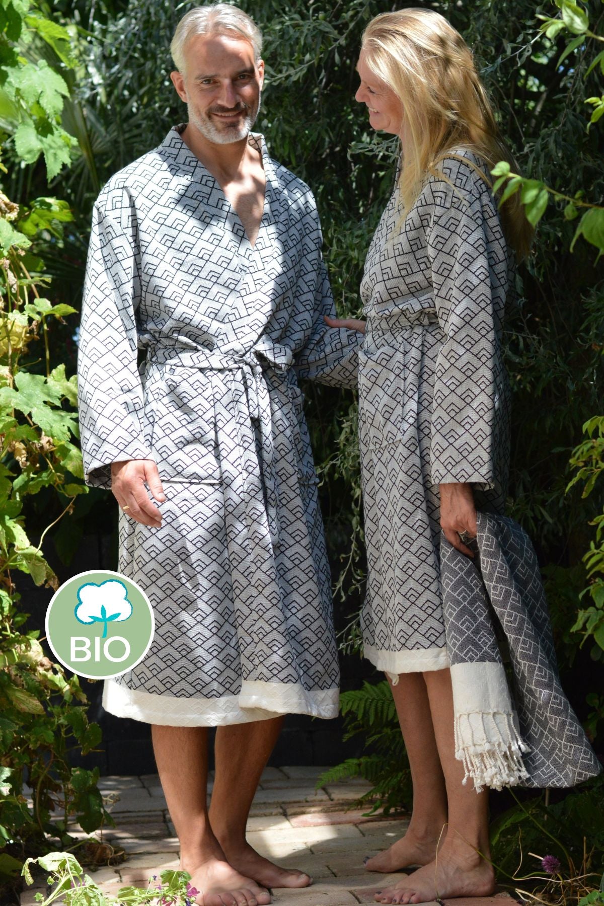 Dunne badjas - hamam badjas & kimono - sauna - heren en dames – Tagged ...